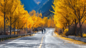 Yellow Spring Road Japan Real: Explore Japans Beauty 2024!